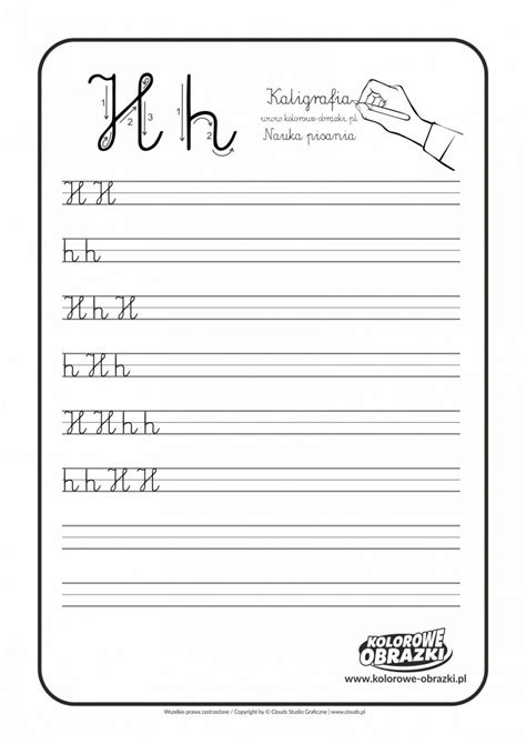Kolorowanki Dla Dzieci Kaligrafia Litery Archives Kolorowanki Dla