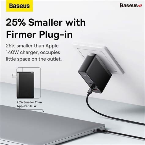 Củ Sạc Nhanh Baseus GaN5 Pro Fast Charger 140W 2C USB kèm C to C