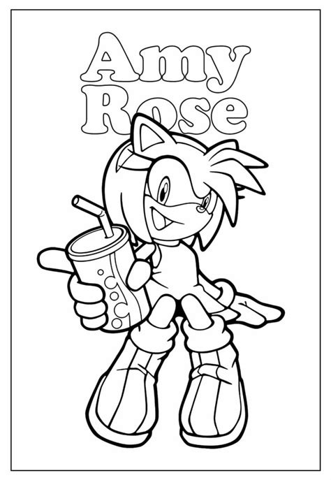 Desenhos De Amy Rose Para Colorir 3498 The Best Porn Website