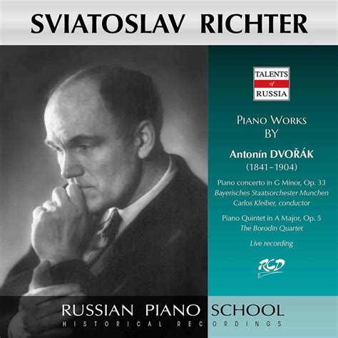 Dvořák Piano Works Live de Sviatoslav Richter Bayerisches