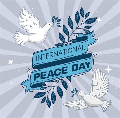 Premium Vector Poster Of International Peace Day