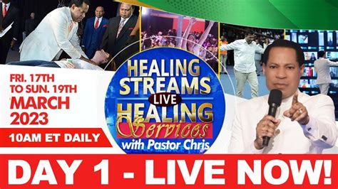 Healing Streams Live Healing Service With Pastor Chris Day 1 YouTube