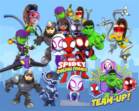 Spidey And His Amazing Friends Clipart PNG CartoonPng