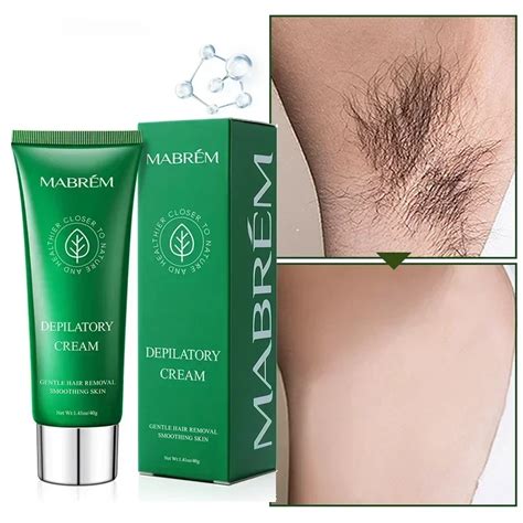Remo O Permanente Do Cabelo Creme Indolor Removedor De Cabelo Para
