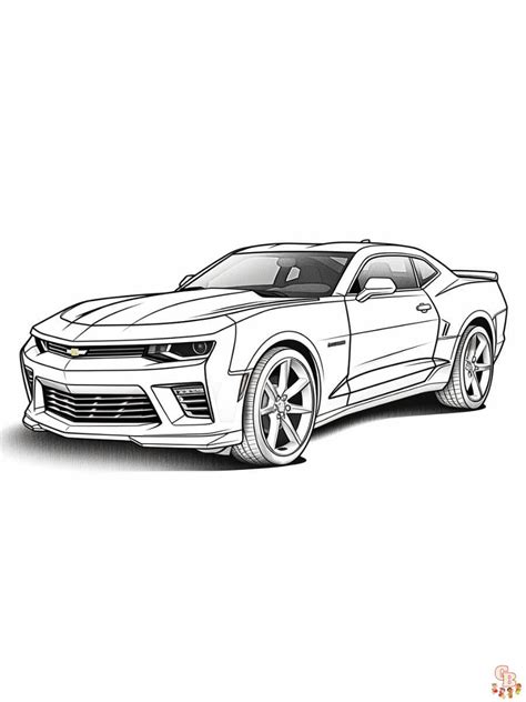 Coloriages Camaro Imprimables Gratuits Pour Les Enfants Et Les Adultes