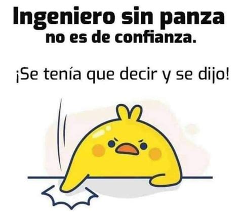 Ingeniero sin panza Humor de ingeniero Frases de ingeniería Día del