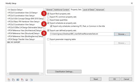 Exporting IFC From Revit Part 3 User Defined Properties Bim Corner