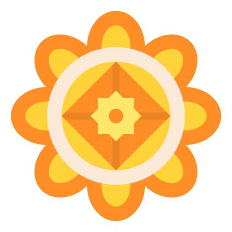 Mandala Iconixar Flat Icon