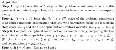dynamic programming via multi parametric programming download scientific diagram