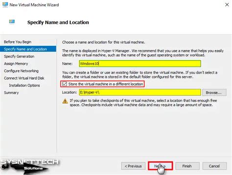 Create Virtual Machine In Hyper V SYSNETTECH Solutions