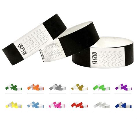Pulseiras Tyvek Embalagem Pulseiras Tyvek De Para