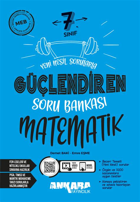 7 Sınıf Matematik Güçlendiren Soru Bankası Ankara Yayıncılık