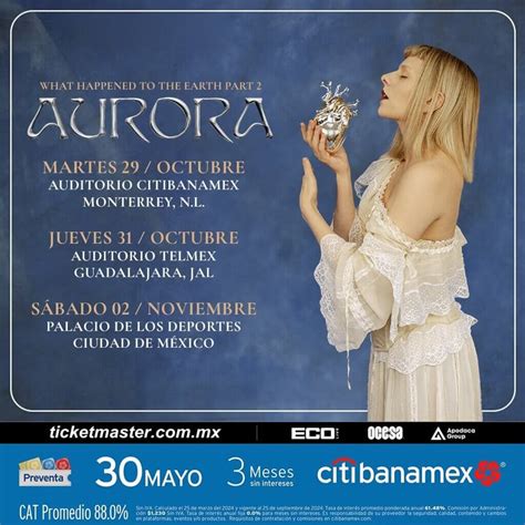 Aurora regresa a México con una nueva gira y disco Setlist me Tu