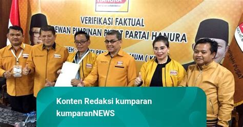 Lolos Jadi Peserta Pemilu 2019 Hanura Targetkan Tembus 3 Besar