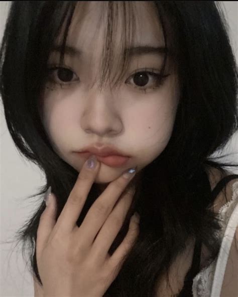rlathfwl Ullzang girls Ideias de maquiagem Inspiração cabelo