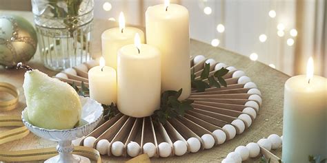 DIY déco fabriquer un bougeoir avec des cotillons Marie Claire