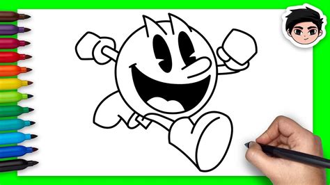 How To Draw Pac Man Easy Step By Step YouTube