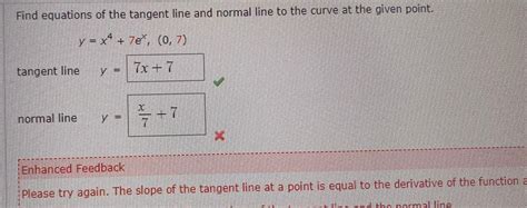 [answered] find equations of the tangent line and normal line calculus kunduz