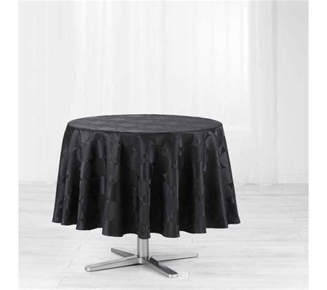 Nappe Ronde Design comète 180 cm Noir Nappe BUT