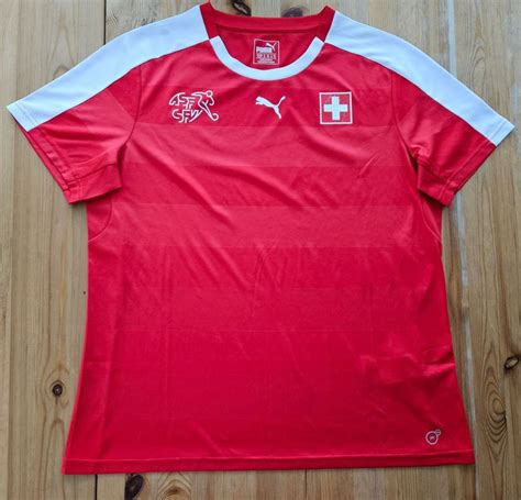 Trikot Schweiz Puma Gr Sse Xl Schweizer Fussball Nati Euro Kaufen Auf