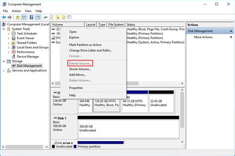 Using Disk Management To Partition A Hard Drive In Windows 10