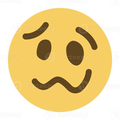 Top Quality Emoticon Confounded Emoji Confused Emoticon With Jagged