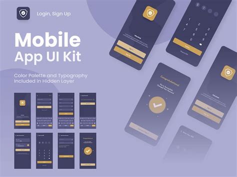 Premium Vector Wireframe Ui Ux Gui Layout With Different Login