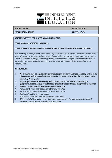 Pret Po E Copy Poe Question Paper The Independent Institute