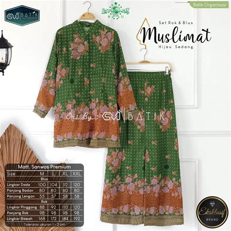 Jual SET MUSLIMAT NU LOGO DAN SETELAN FATAYAT HIJAU SANWOS Dan