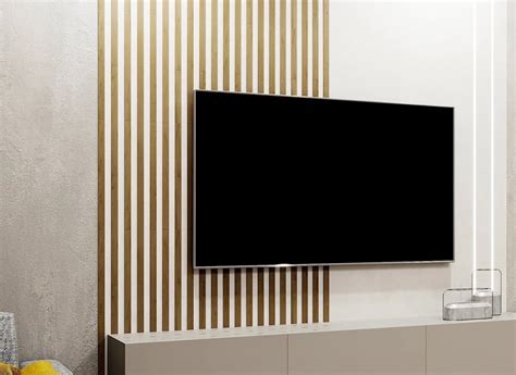 Habillage mur derrière TV impressionnez vos invités