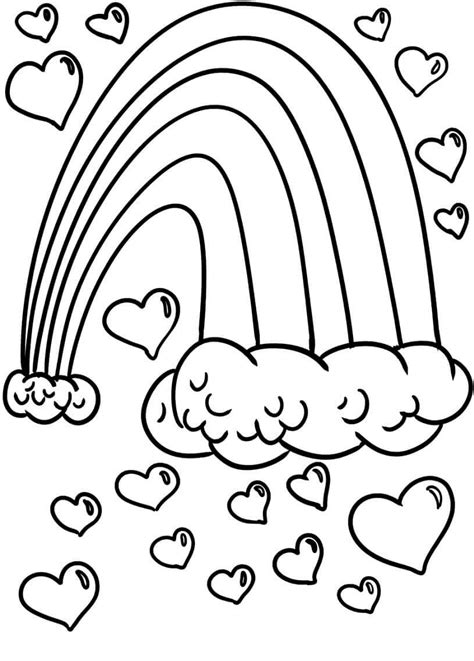 Dibujos De Arco Ris Para Colorear E Imprimir Coloringonly