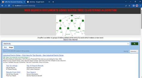 enhanced document retrieval system using suffix tree clustering algorithm