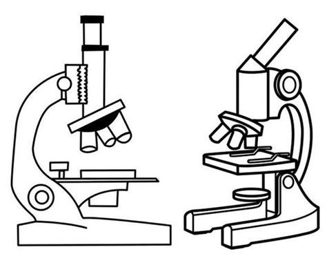 21 Desenhos de Microscópio para Imprimir e Colorir Pintar