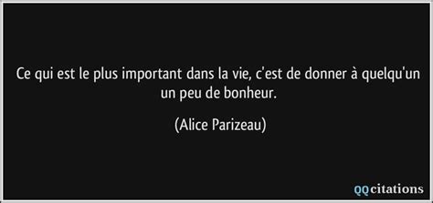 Ce qui est le plus important dans la vie c est de donner à quelqu un