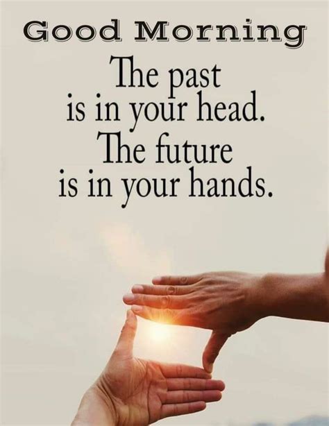 Two Hands Reaching Out To Each Other With The Words Good Morning