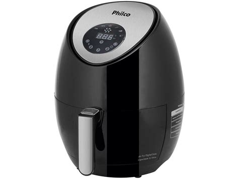 Fritadeira El Trica Sem Leo Air Fryer Philco Air Fry Digital Inox