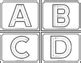 Spanish Tracing Alphabet Flash Cards Tarjetas Ilustrativas Trazos