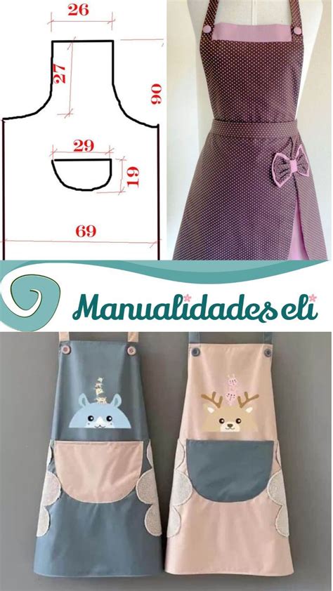 CON MOLDE Nuevos Diseños De Delantales Para Cocina Preciosos
