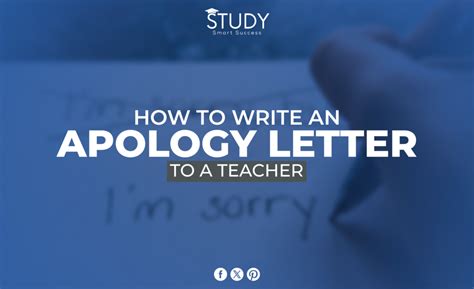 How To Write An Apology Letter To A Teacher
