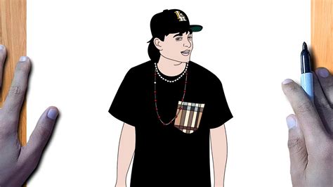 Como Dibujar A Peso Pluma Youtube