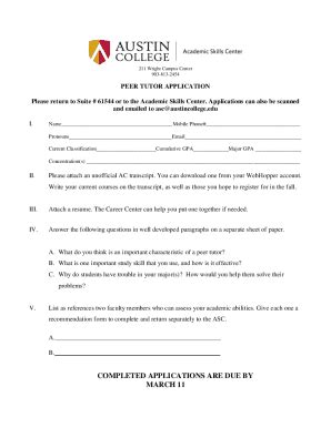 Fillable Online Fillable Online COMPLETED APPLICATIONS ARE DUE BY MARCH