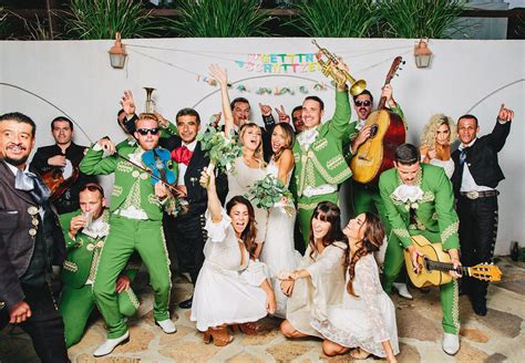 The Groom Groomsmen Wore Green Charro Suits At This Wild Baja