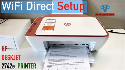 HP DeskJet 2742e WiFi Direct SetUp How To Use Printer S Inbuilt WiFi