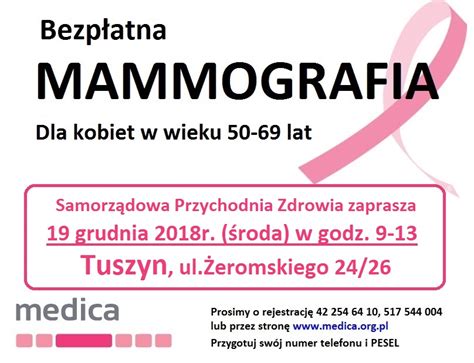 Narodowy Fundusz Zdrowia Badania Mammograficzne Dla Mieszkanek