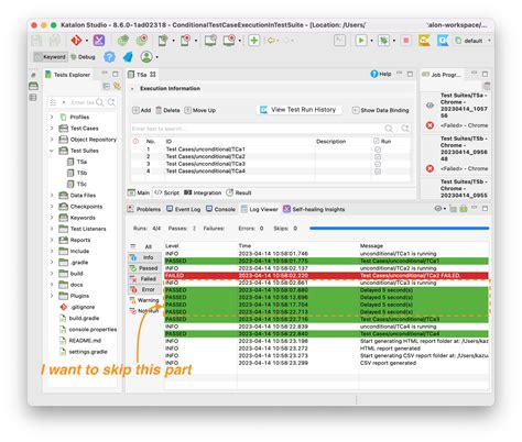 conditional test case execution in test suite tips and tricks katalon community