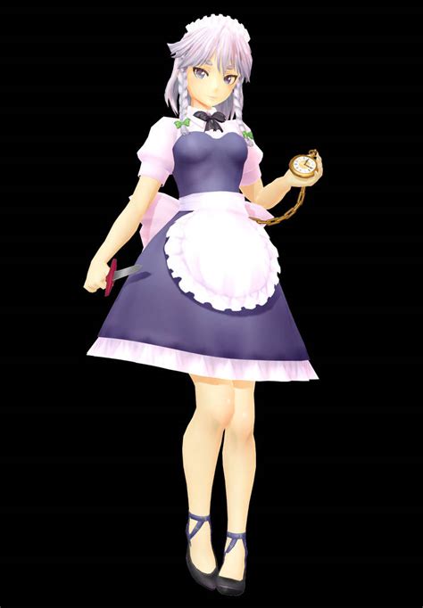 Mmd Touhou Montecore Styled Sakuya Izayoi Dl By Orientalcrimsonmmd On Deviantart