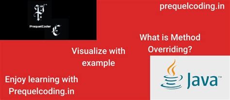 Method Overriding Java PrequelCoding