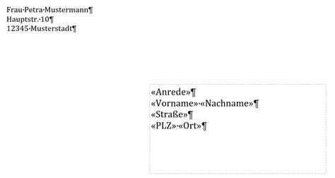 Word Briefumschlag Bedrucken Anleitung