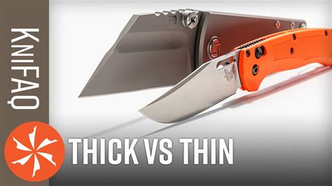 Knifecenter Faq Thick Knives Vs Thin Knives Youtube