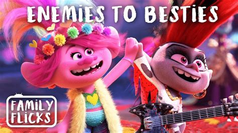 Queen Barb And Queen Poppy Enemies To Besties Trolls World Tour